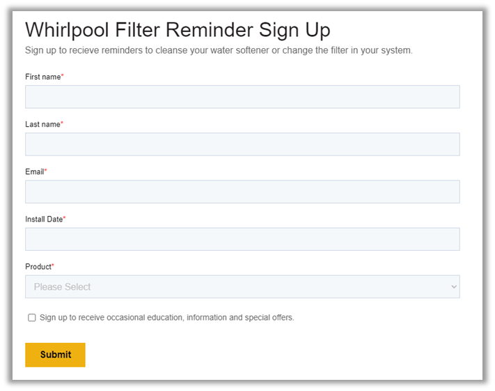 Registering Your Product – Whirlpool